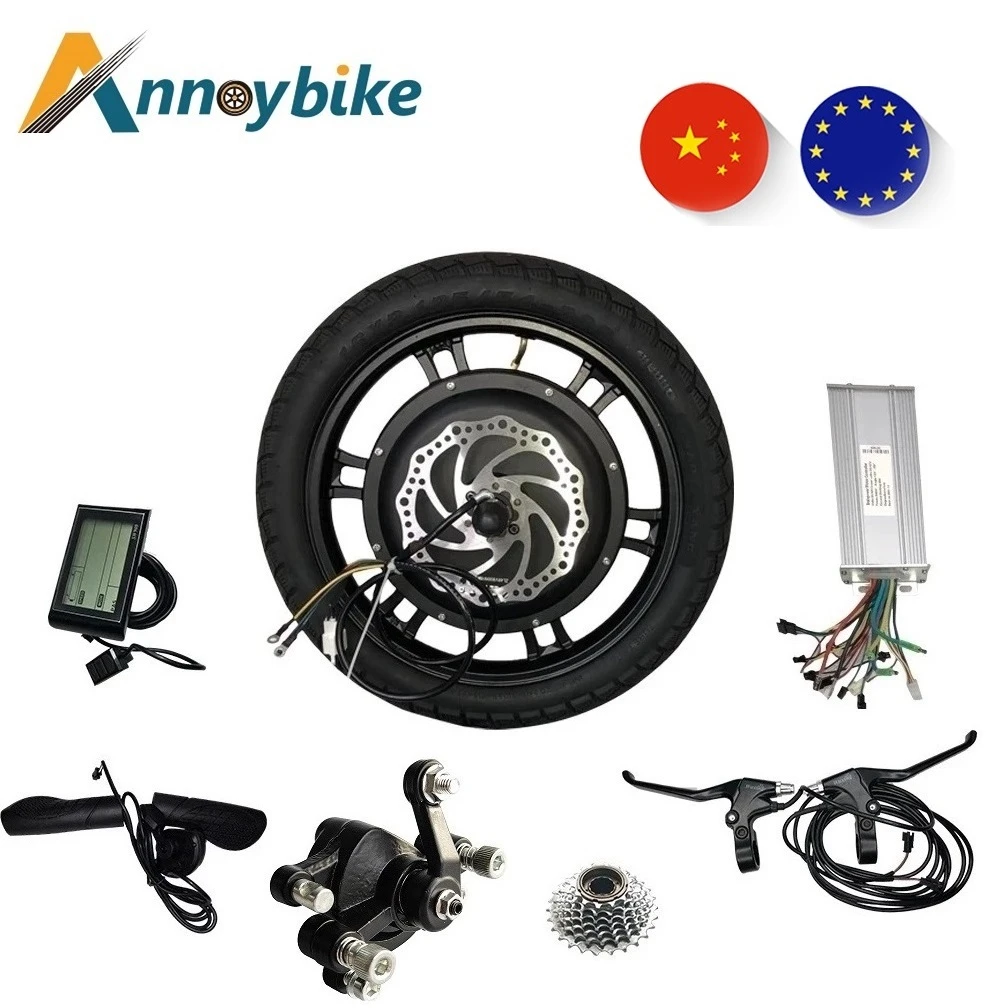 Electric Bicycle Motor Kit 48v 1000w | 16 Inch 48v 500w 1000w Hub Motor ...