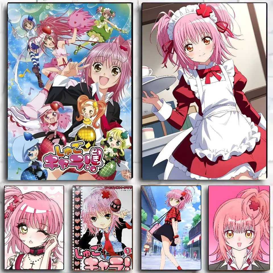 Shugo Chara Japan Anime Poster Self-adhesive Art Waterproof Paper ...