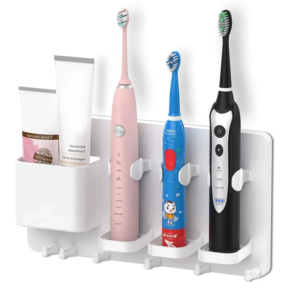 Bathroom-toothbrush-storage-rack-without-punching-electric-toothbrush ...