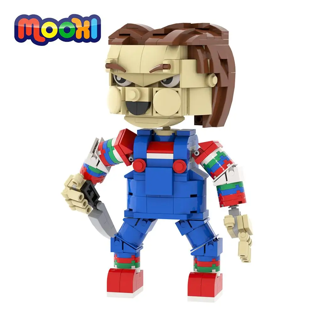 MOOXI-Seed-Of-Chucky-300Pcs-MOC-Brick-Chucky-Horror-Doll-Action-Figure ...