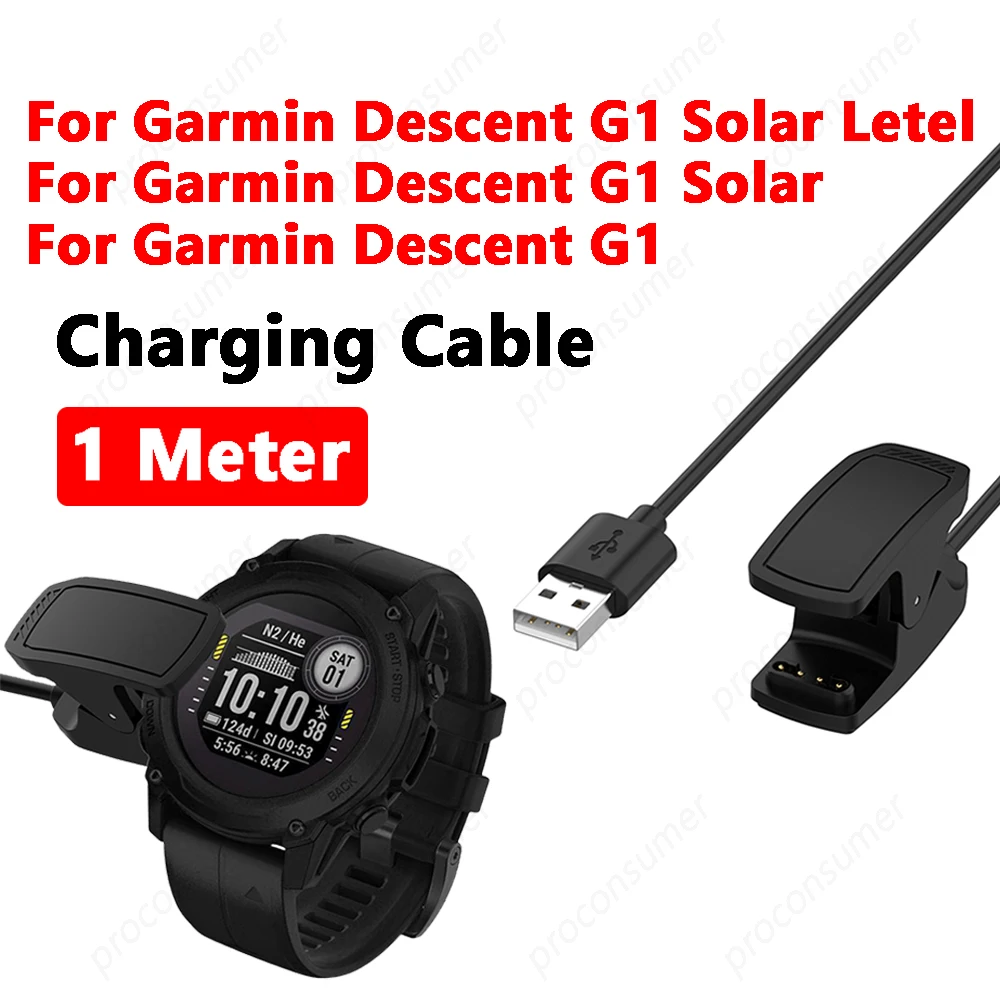 USB Charger For Garmin Descent G1/ G1 Solar/ Solar Letel USB Charging ...