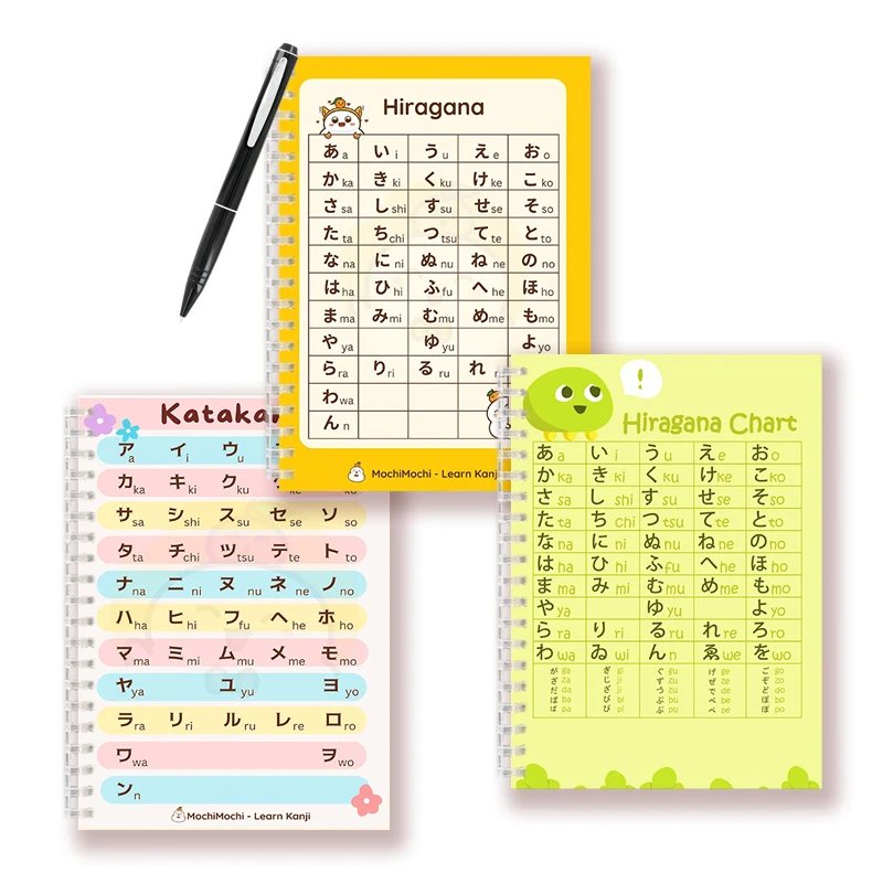 A5-Spiral-Notebook-Note-Book-Anime-Japanese-Hiragana-Katakana-Chart ...