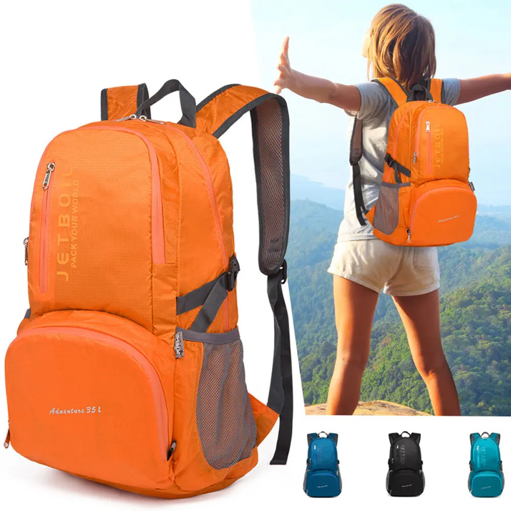 Nylon-Tear-Resistant-Waterproof-Backpack-Rucksack-35L-Outdoor-Sports ...