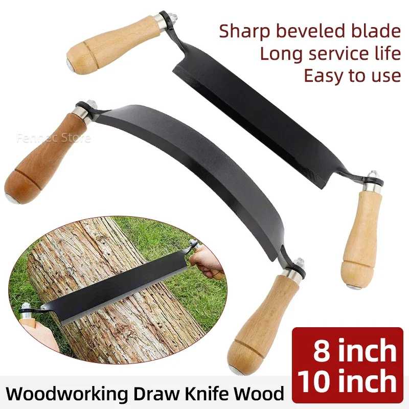 8-10inch-Woodworking-Draw-Wood-Carving-Curved-Draw-Shave-Manganese ...