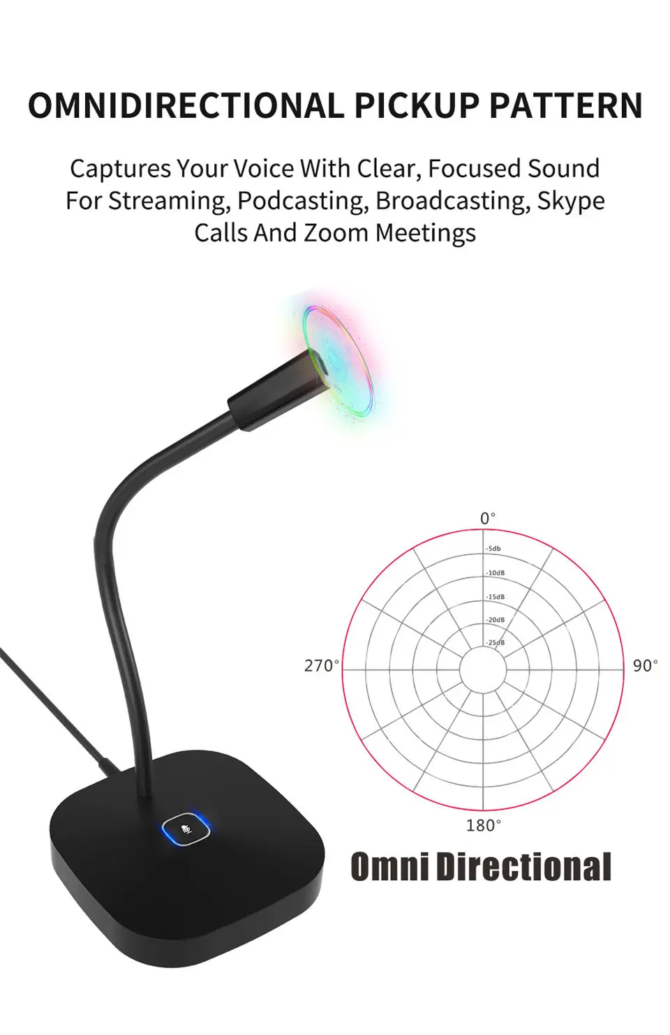 Yanmai G22 Desktop Gooseneck Microphone - OTC.LK