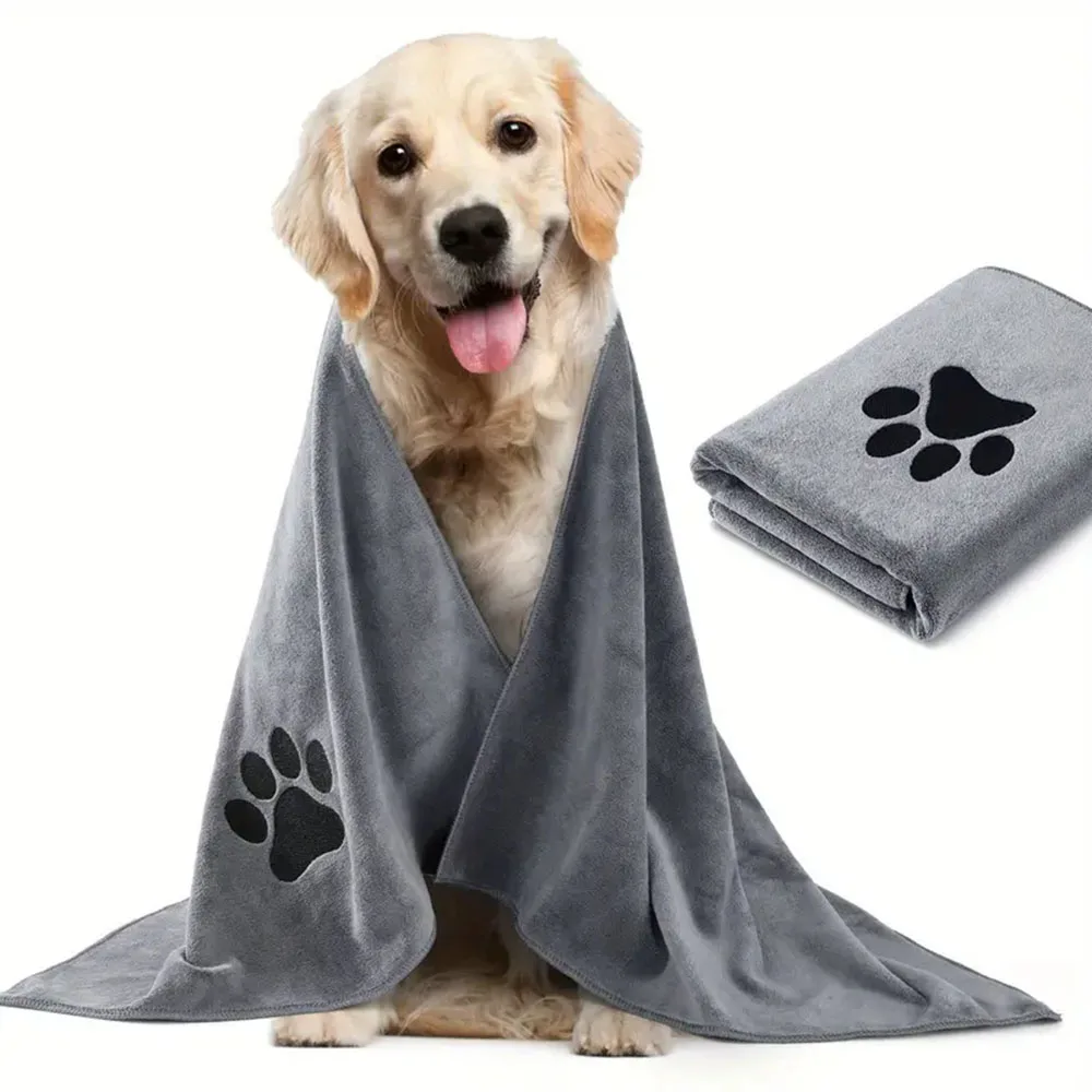 35-75cm-50-100cm-Microfiber-Dogs-Bath-Towel-Super-Water-absorbent-Pet ...