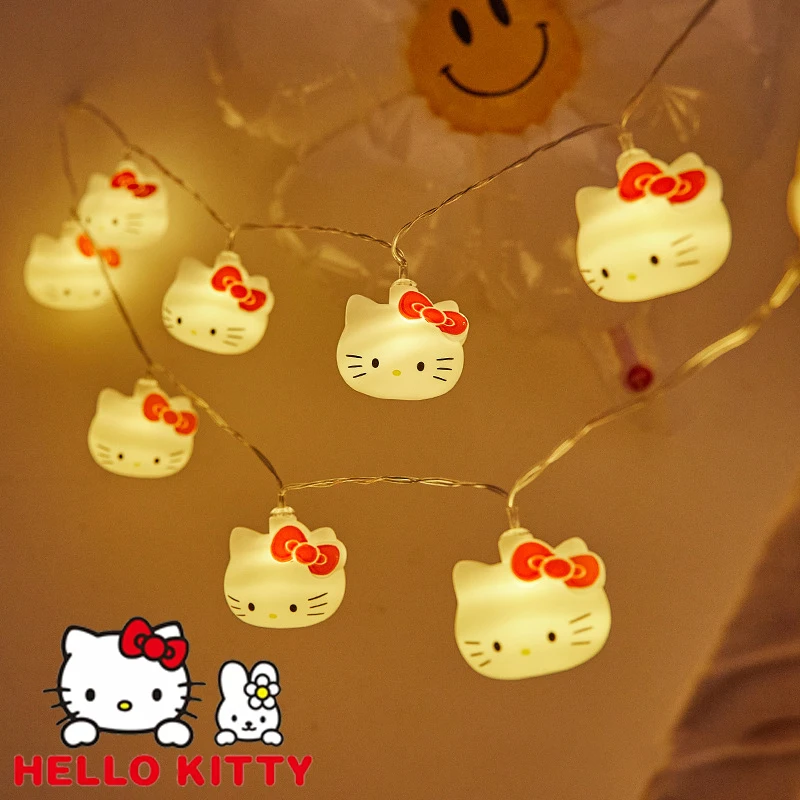 1.5m 3m Hello Kitty LED String Lights Cartoon Waterproof Copper Wire ...