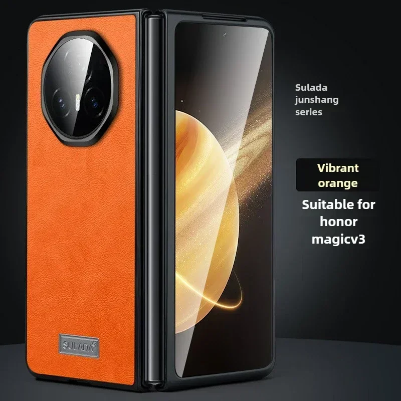 Ultra Thin Matte Skin Friendly Leather Case For Honor Magic V3 Vs3 ...