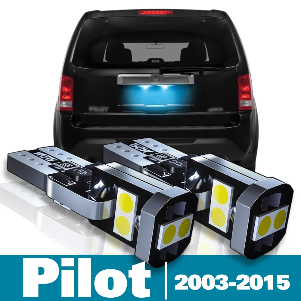 2pcs LED License Plate Light For Honda Pilot Accessories 2003 2004 2005 ...