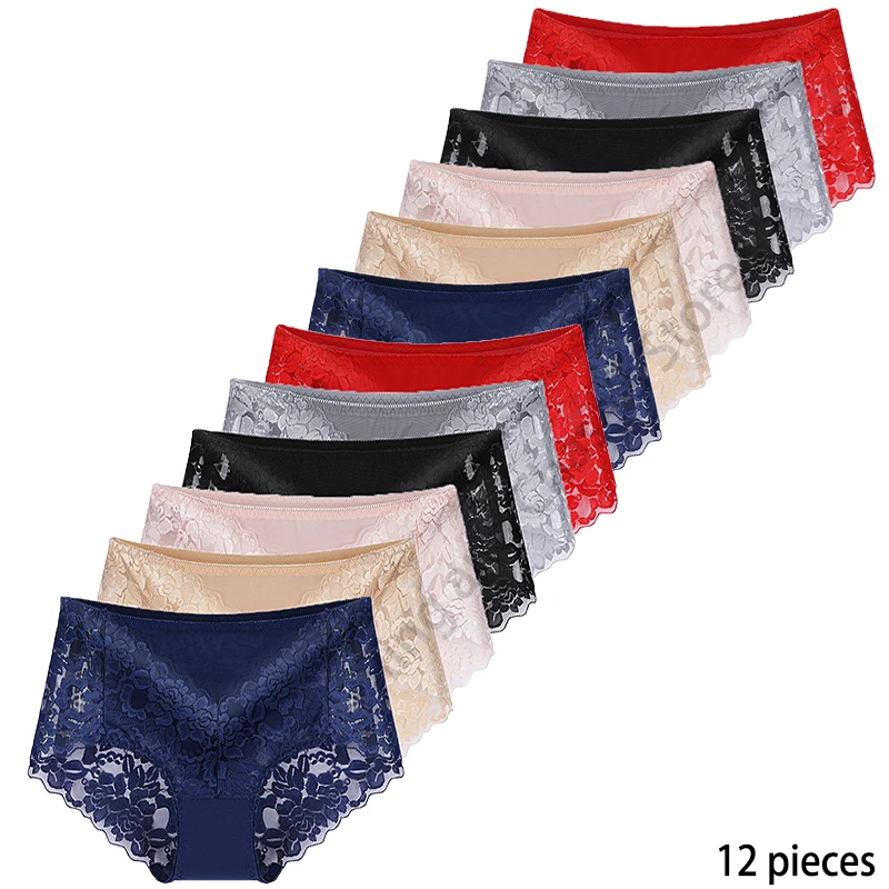 Transparent Underwear Women Lace Soft Briefs Sexy - 12 Transparent ...