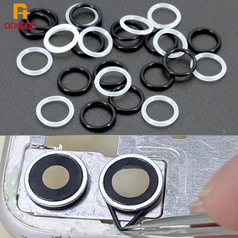 100pcs-50pcs-Phone-Hole-Rubber-Ring-Rear-Back-Glass-Camera-Waterproof ...