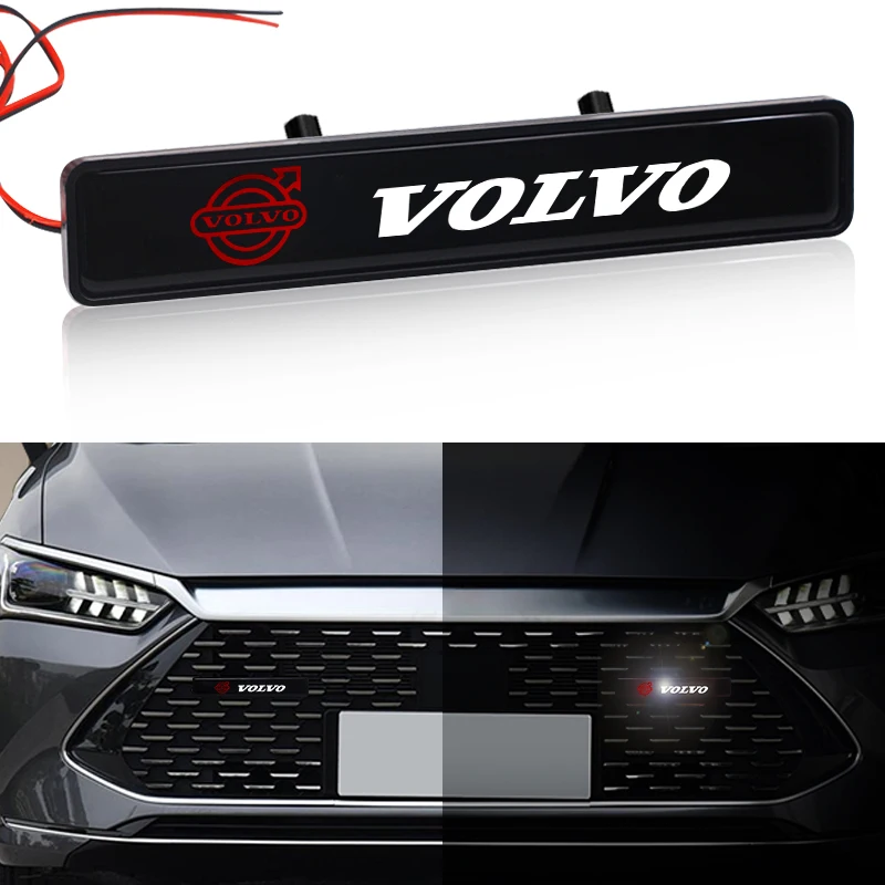 1Pcs-Car-LED-Front-Hood-Grille-Emblem-Badge-Decorative-Light-For-Volvo ...