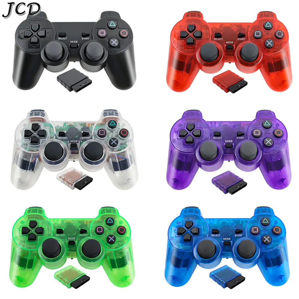 JCD-Gamepad-sem-fio-para-Sony-PS2-Console-Joystick-2-4G-vibra-o-dupla ...