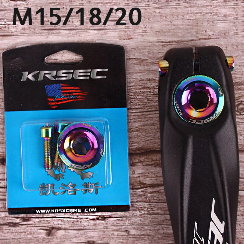 MTB-Crank-Arm-Bolts-CNC-Mountain-Bike-Crank-Cover-M15-M19-M20-Screw-for ...