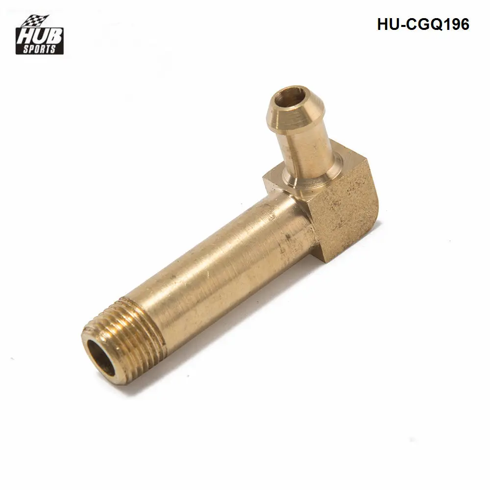 45mm 90 Degree Turbo Compressor Brass Boost Nipple Garrett T2 T25 T3 ...