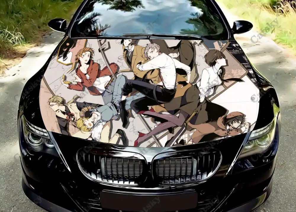 Bungo-Stray-Dogs-anime-Car-Hood-Wrap-Color-Vinyl-Sticker-Decal-Truck ...