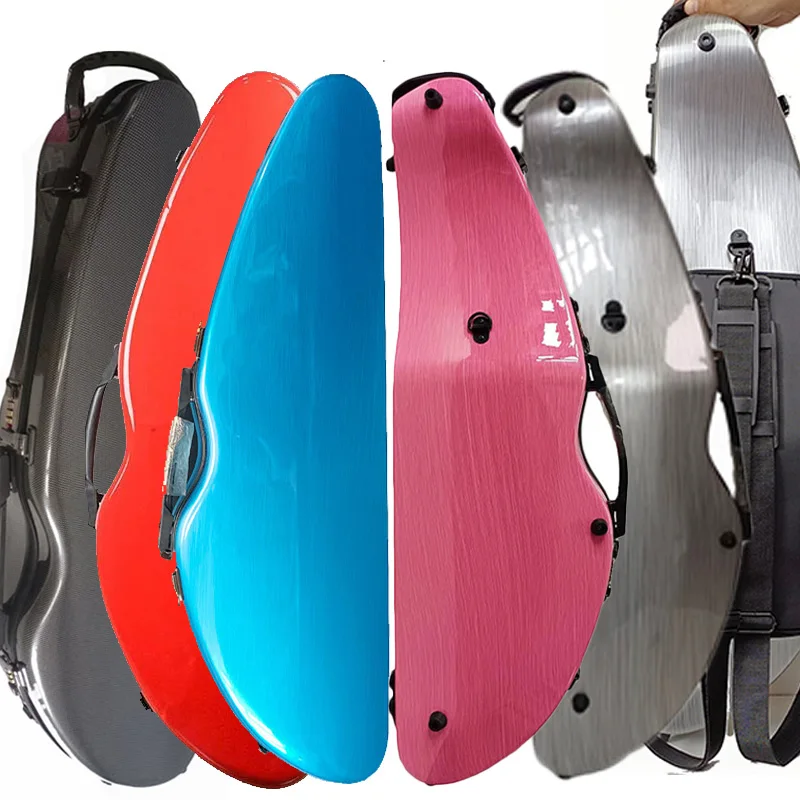 Fastshipping-4-4-3-4-Violin-Case-Carbon-fiber-Triangle-Box-Waterproof ...