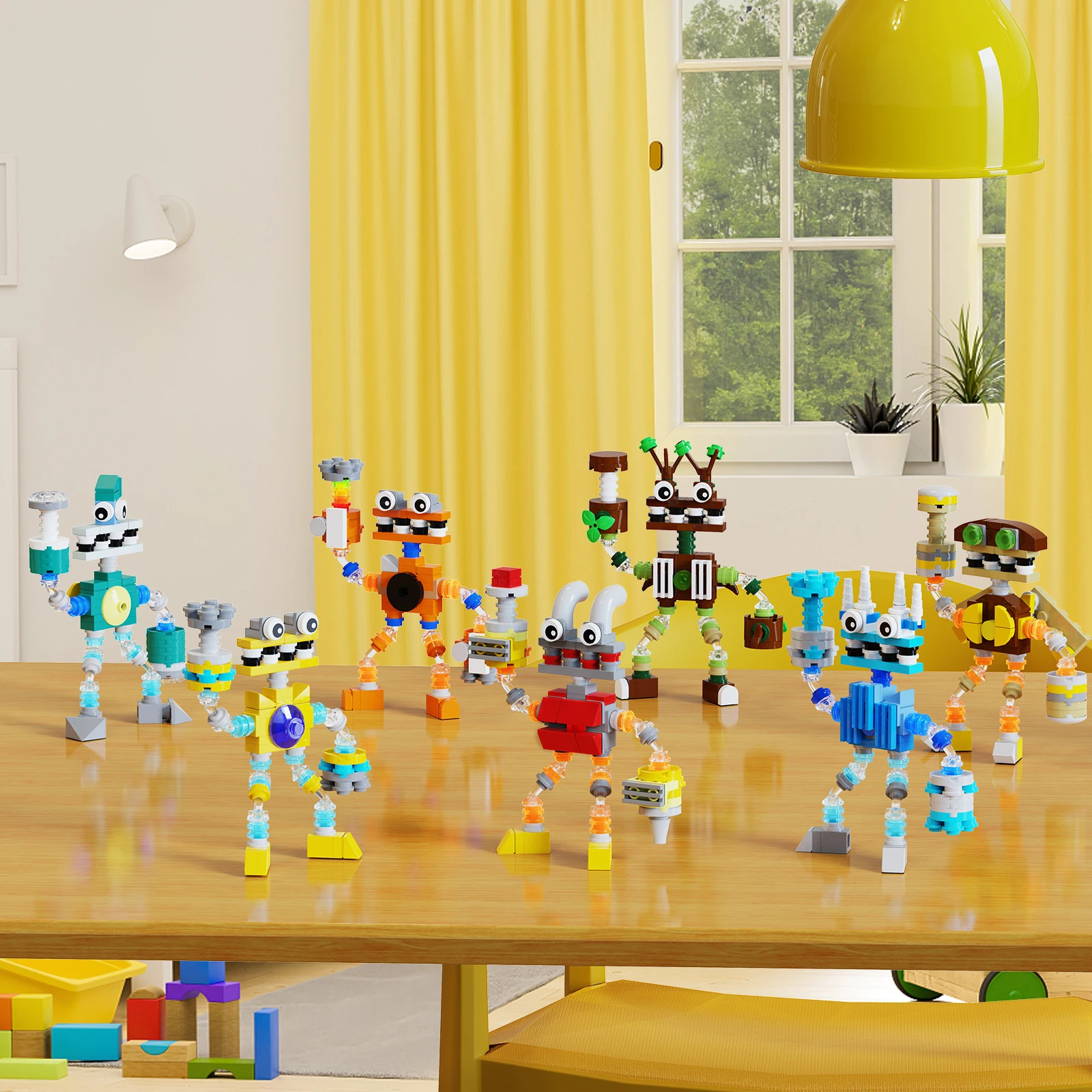 New-My-Singing-Chorus-Wubbox-Robot-Building-Blocks-Set-with-Paper ...