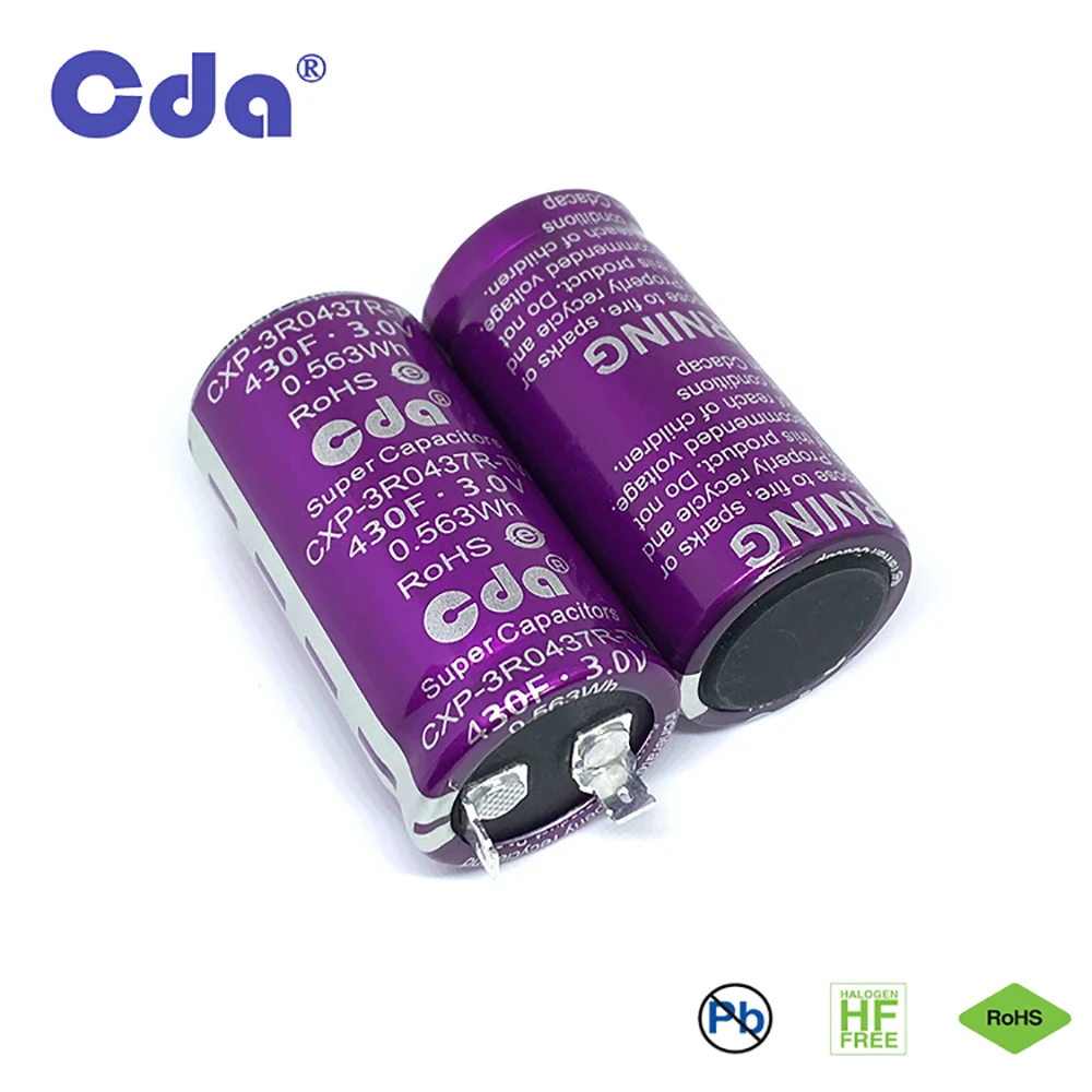 CXP SuperCapacitors Farad Ultra Capacitor CDA 3V 150F 160F 220F 250F 360F 380F 400F 430F 480F ...