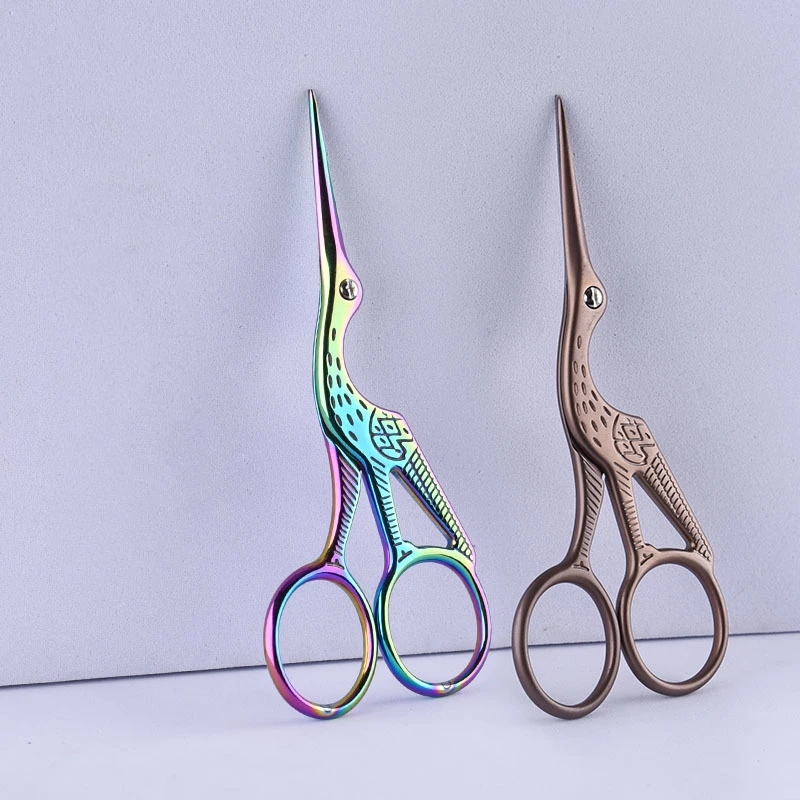 Stainless-Steel-Stork-Golden-Scissors-Zig-Zag-Sharp-Stork-Tailor ...