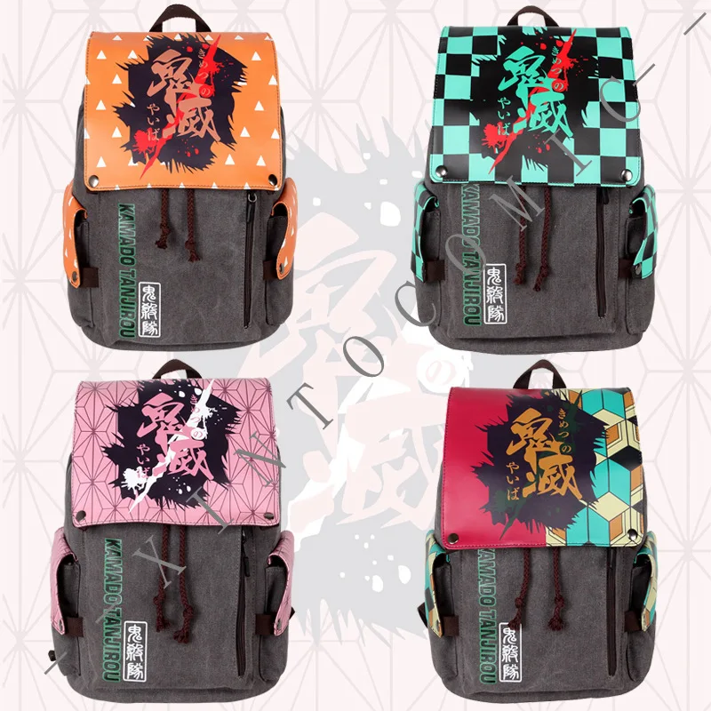 Anime-Surrounding-Backpack-Ghost-Destroying-Blade-You-Douzi-Charcoal ...