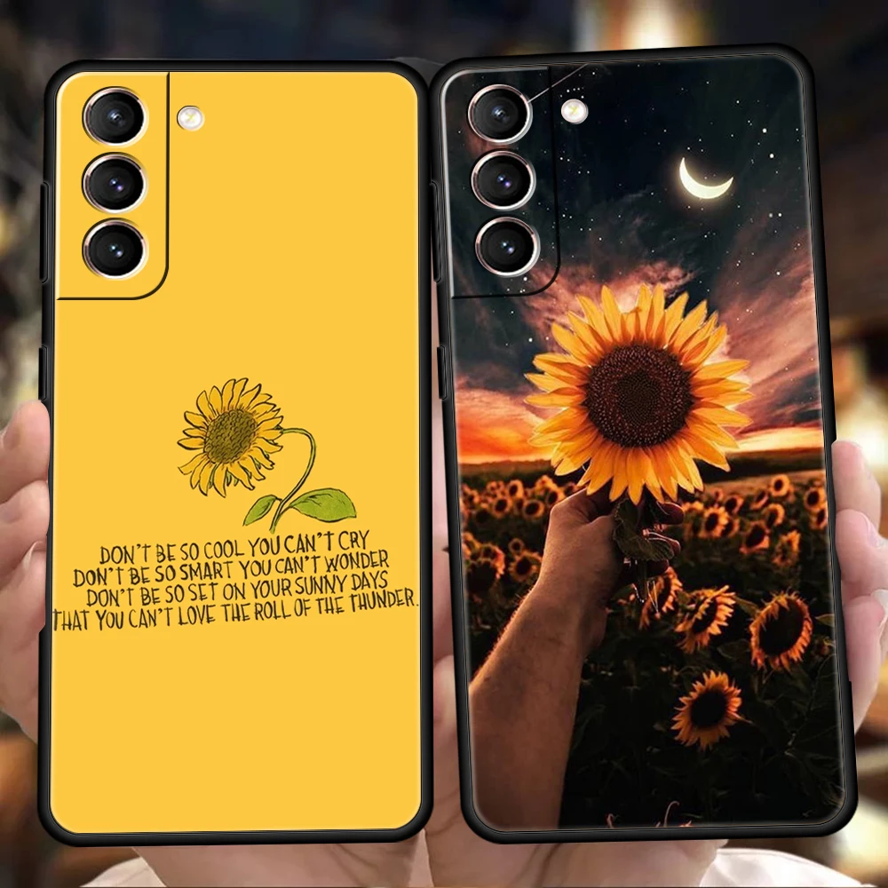 Sunflower-Phone-Case-For-Samsung-Galaxy-S24-S23-S22-S20-S21-FE-Ultra ...