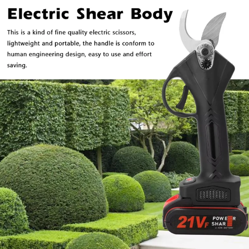 Brushless-Electric-Pruning-Shears-Garden-Tool-Battery-Pruner-Cordless ...