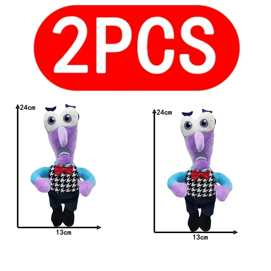 New Inside Out 2 Plush Anxiety Doll Cute Joy Fear Anger Disgust Sadness ...