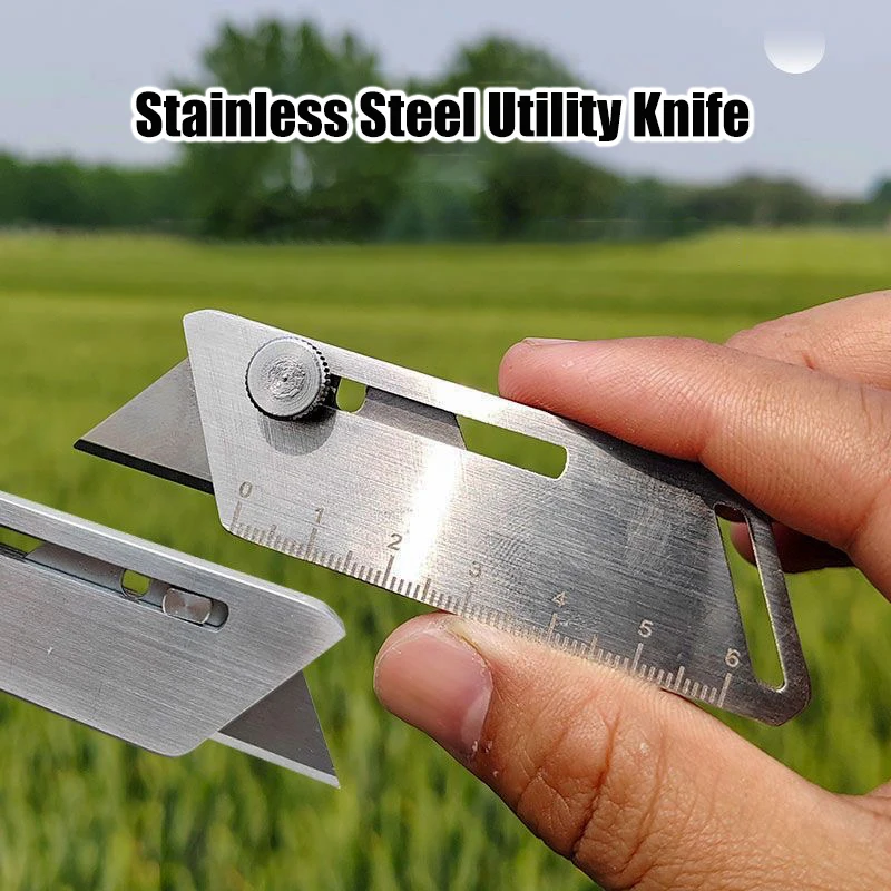 SK5 Stainless Steel Utility Knife Sharp Pocket Knife Paper Cutter EDC ...