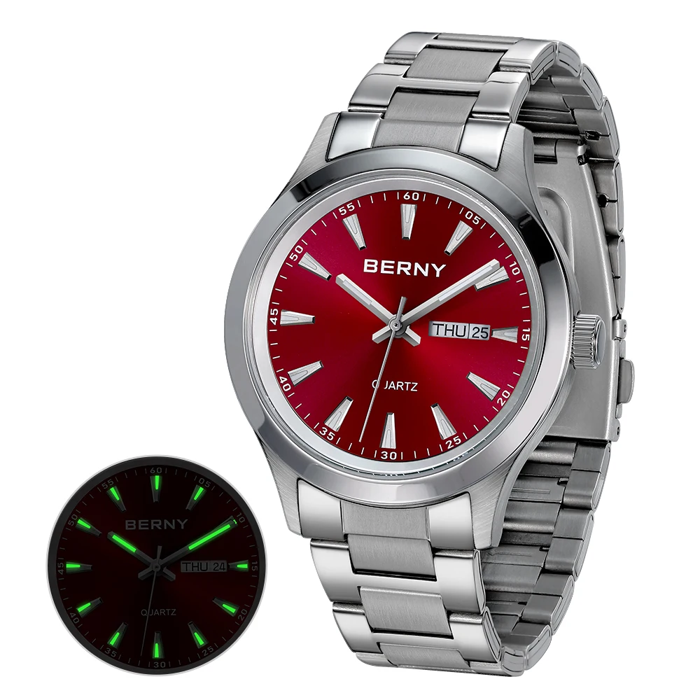 BERNY-Men-Quartz-Watch-Fashion-Texture-Wristwatch-for-Men-Ultra-Thin ...