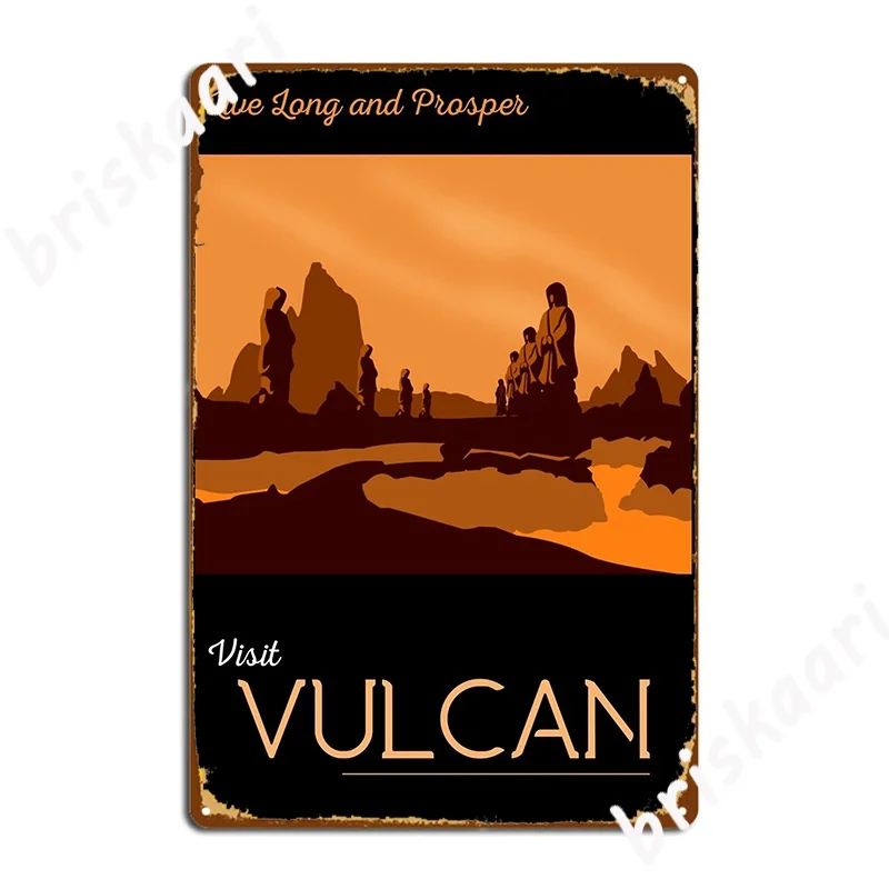 Vulcan-Reise-Poster-Metall-Zeichen-Club-Home-K-che-Wandbild-Malerei ...
