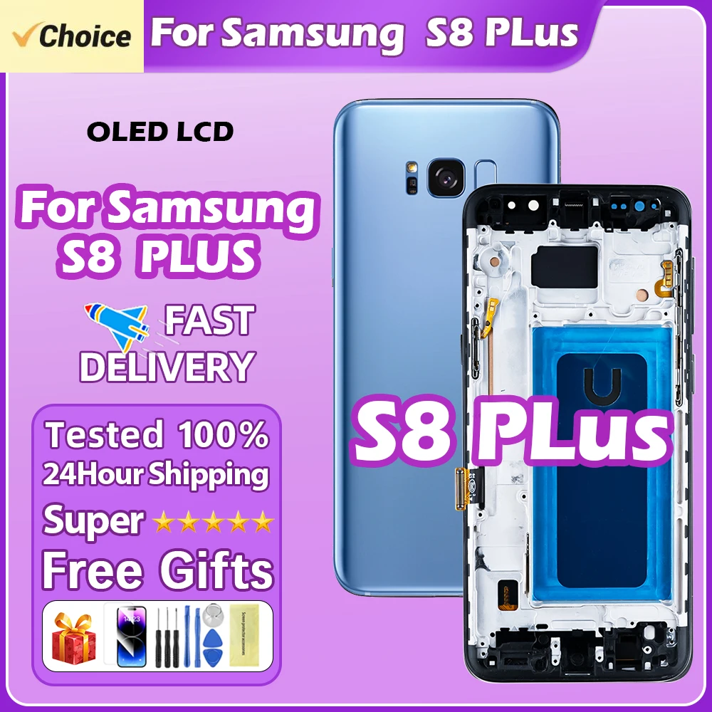 New-Super-OLED-LCD-For-Samsung-Galaxy-S8-Plus-LCD-S8Plus-G955-G955F-LCD ...