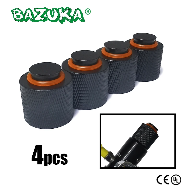 New-Aluminum-Thread-Protector-4pcs-for-Air-HPA-CO2-Bottle-Cylinder-Tank ...