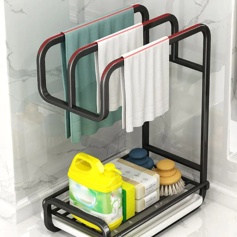 Kitchen-Rag-Organizer-and-Drying-Rack-Sponge-Holder-Dish-Drainer ...
