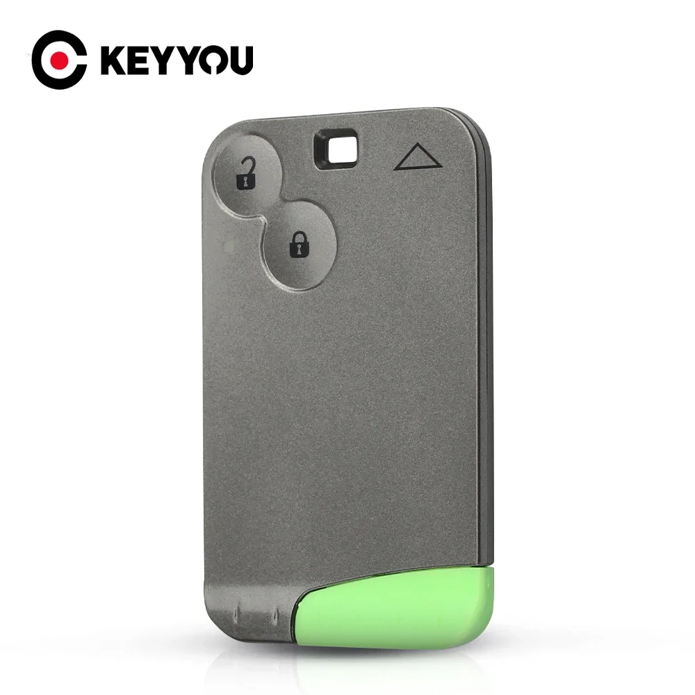 KEYYOU-For-Renault-Laguna-Espace-2-Buttons-Car-Smart-Key-Shell-Card ...