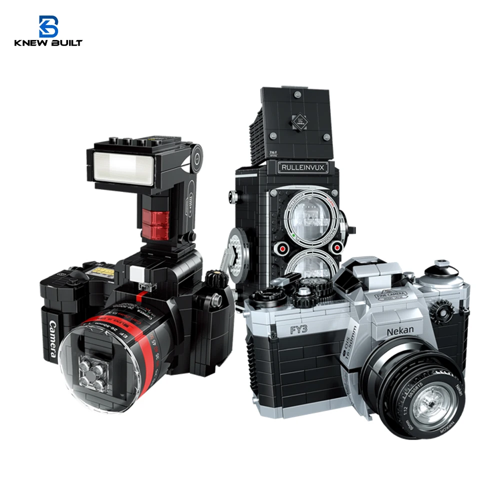 KNEW-BUILT-Vintag-Camera-Model-Mini-Bricks-for-Kids-Learning-Toy ...