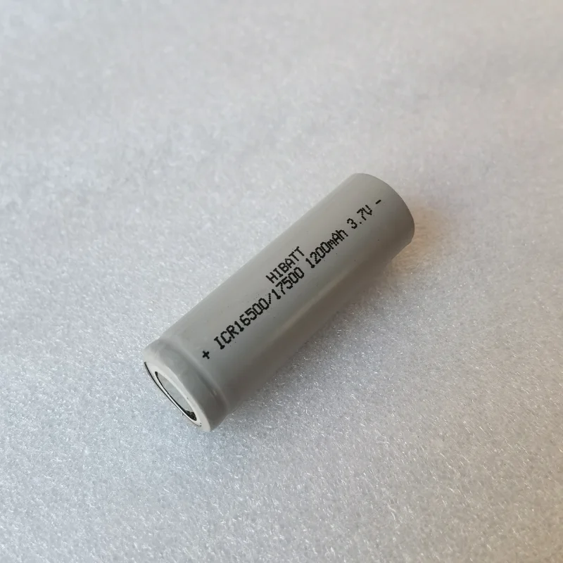 US 2-5PCS 1200mAh 3.7V 16500 Li-ion Rechargeable Battery 17500 lithium ...
