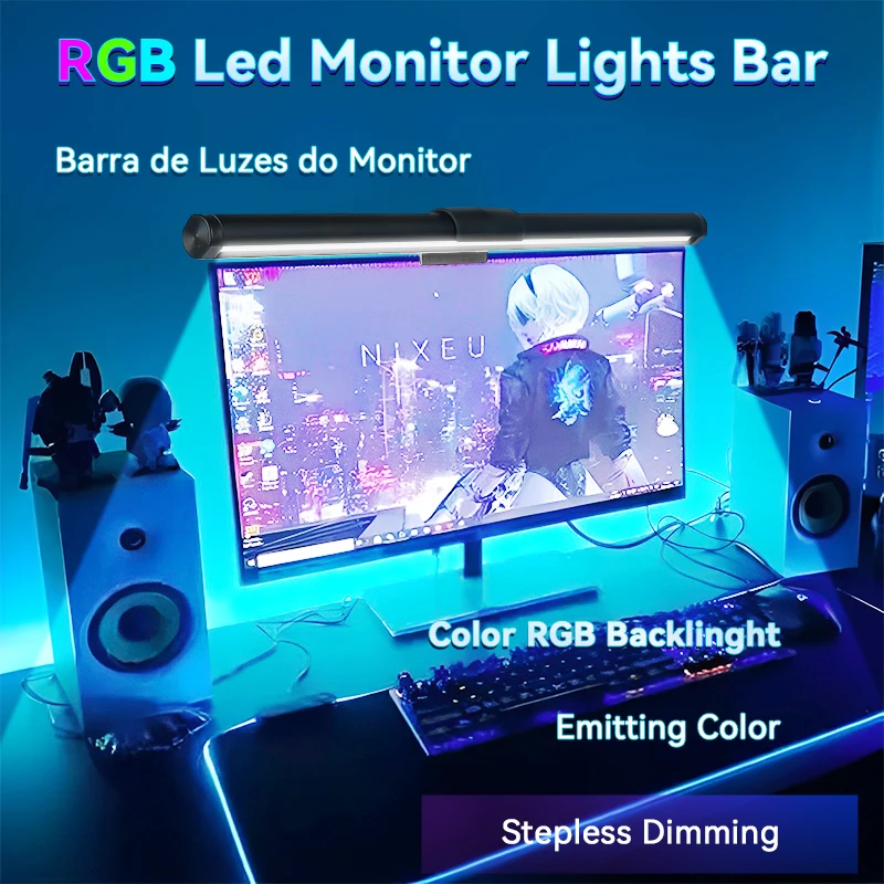 Led-Monitor-Lights-Bar-RGB-Stepless-Dimmable-Lamps-Screen-Hanging ...