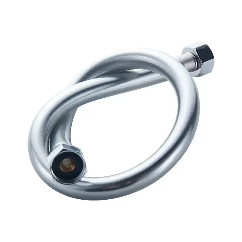 Single Cold Water Silver Inlet Pipe Toilet Water Inlet Hose High ...
