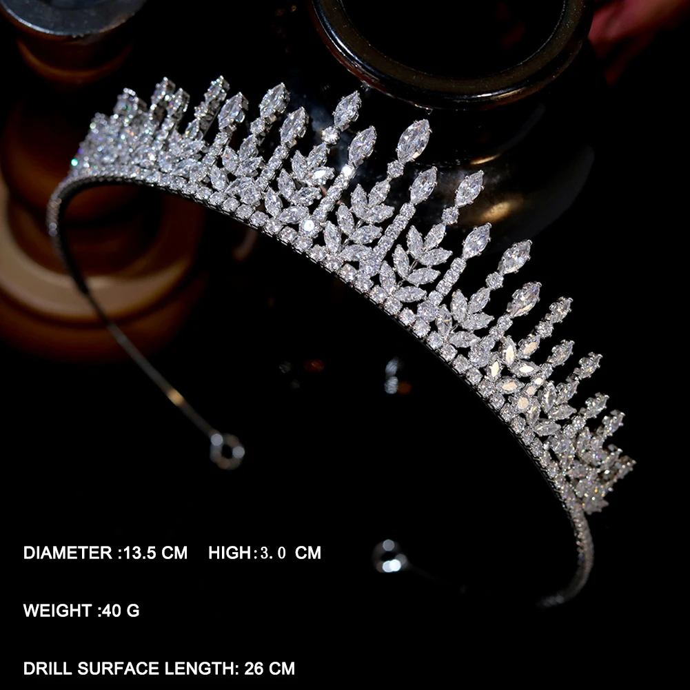 ASNORA-New-Tiara-and-Crown-For-Women-Bridal-Accessories-Wedding-Crowns ...
