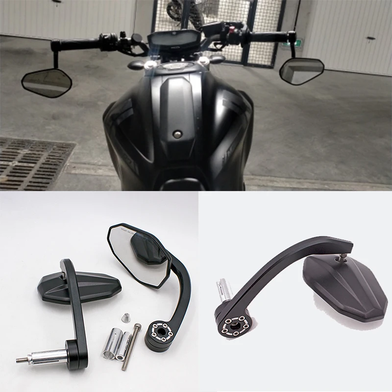 Cnc Aluminum Motorcycle Handlebar Mirror Rearview Motorcycle Bar End