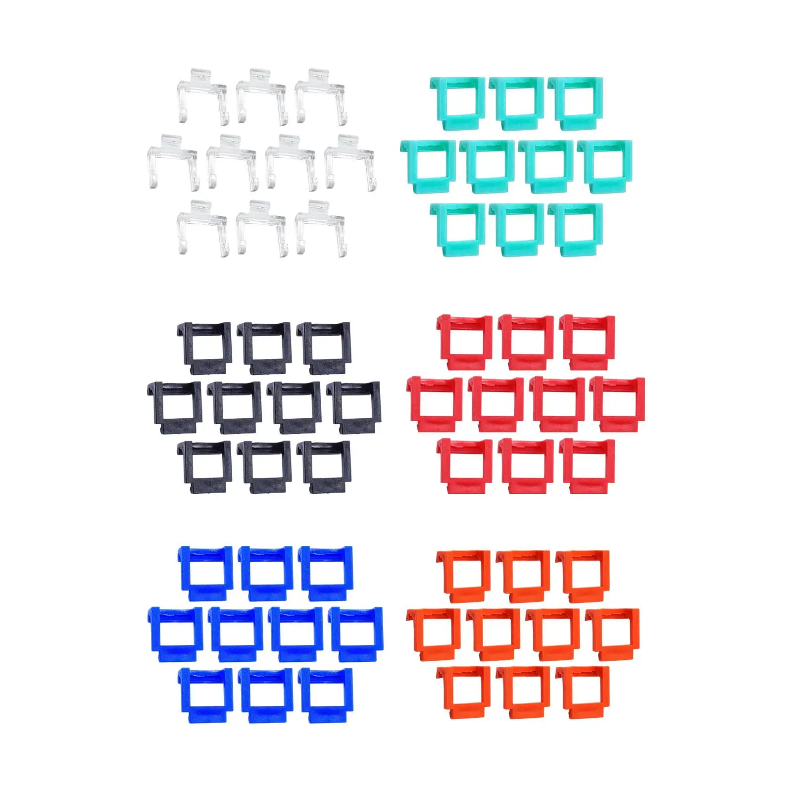 10Pcs-Pci-E-Riser-Card-Retainer-Accessories-Screw-Free-USB-Seat ...