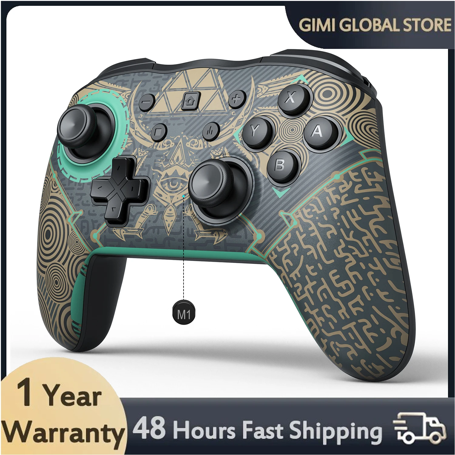 Interruptor-sem-fio-Pro-Controller-Controlador-Bluetooth-para-Turbo ...