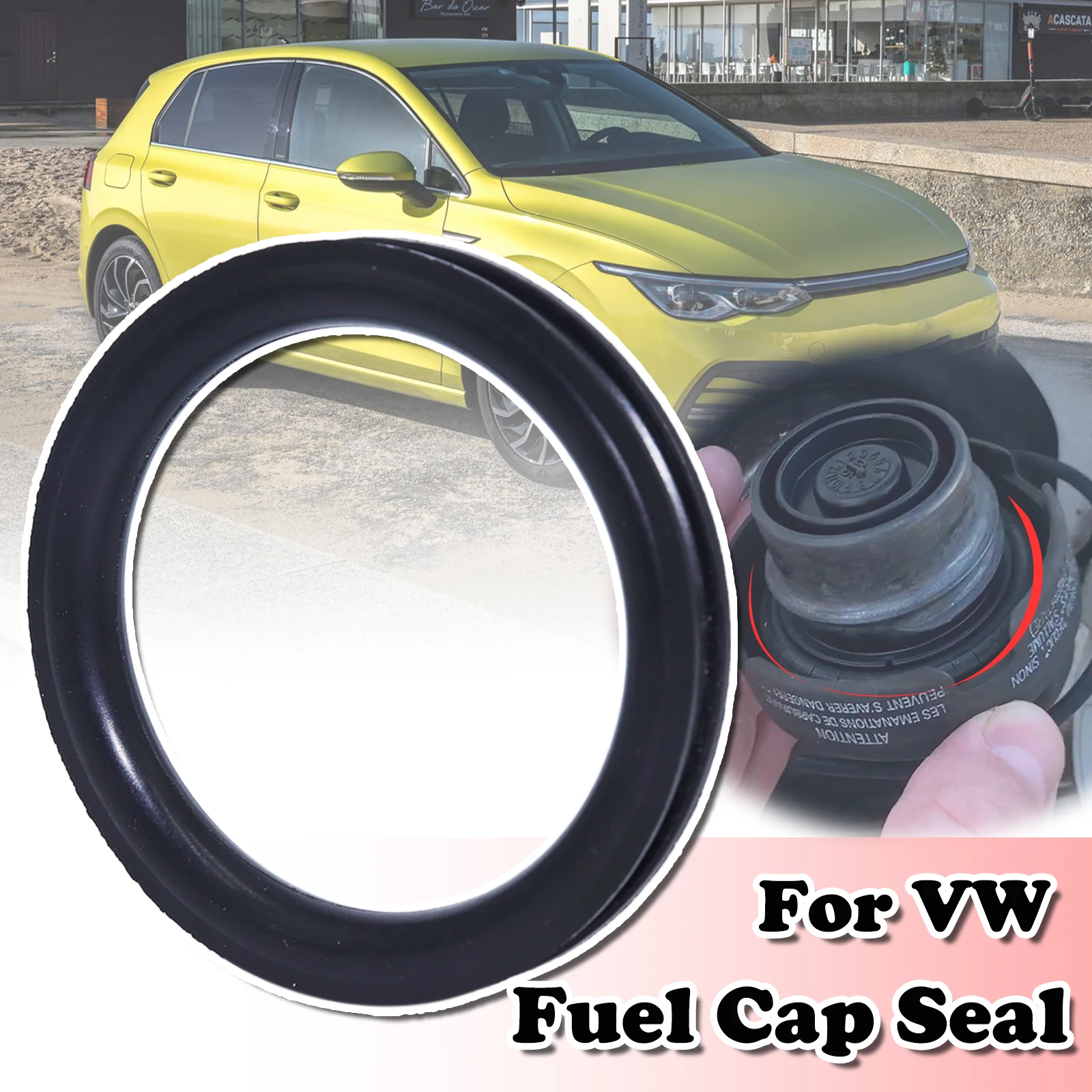 Gas Cap Replacement Seal For VW GOLF JETTA LUPO PASSAT BEETLE Fuel Tank ...