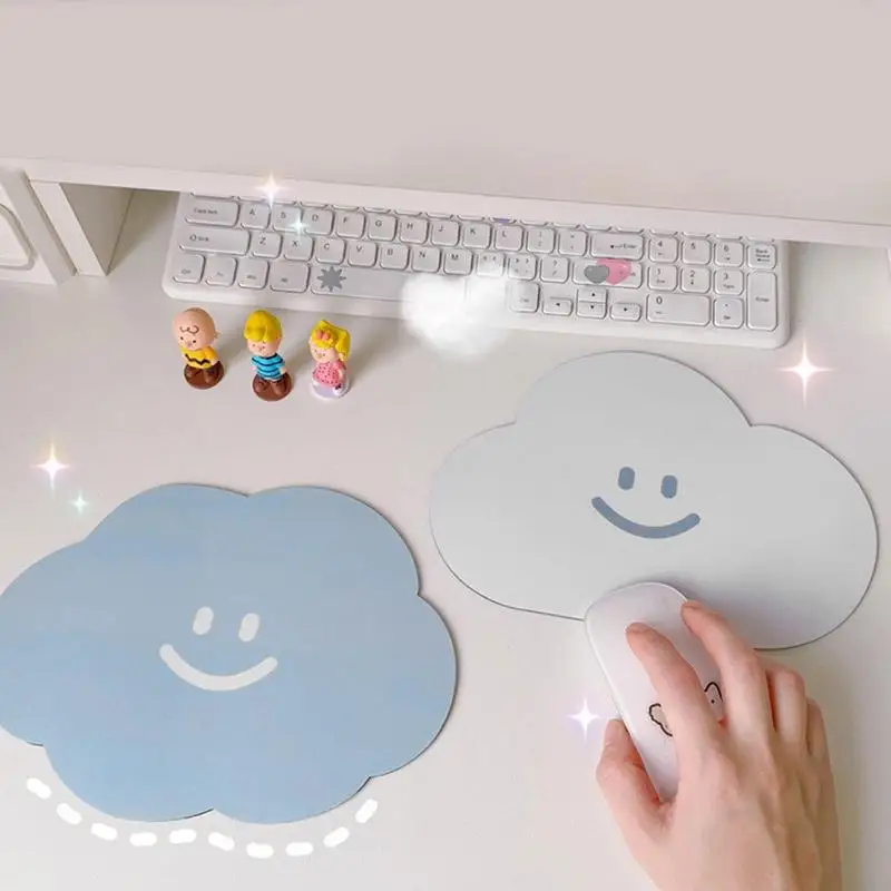 Non-Slip-Rubber-Base-Mouse-Pad-Cute-Cloud-Mouse-Pads-Small-Waterproof ...