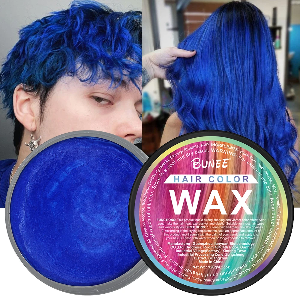 BUNEE-9-Color-Hair-Color-Wax-For-Men-and-Women-One-Time-Temporary-Hair ...