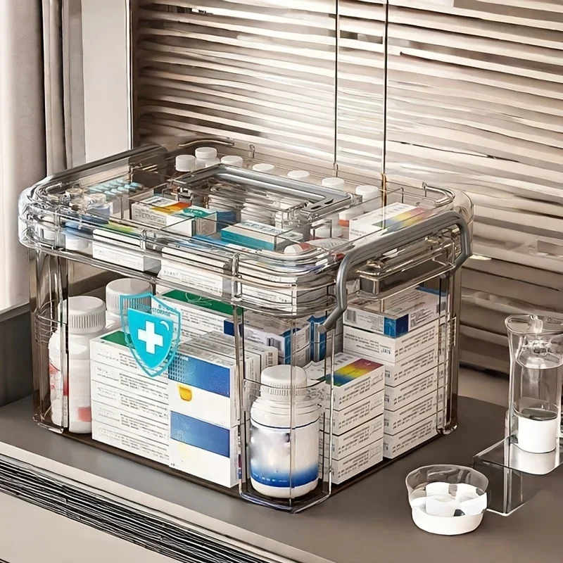Caja de almacenamiento Caja de primeros auxilios de plástico para el ...