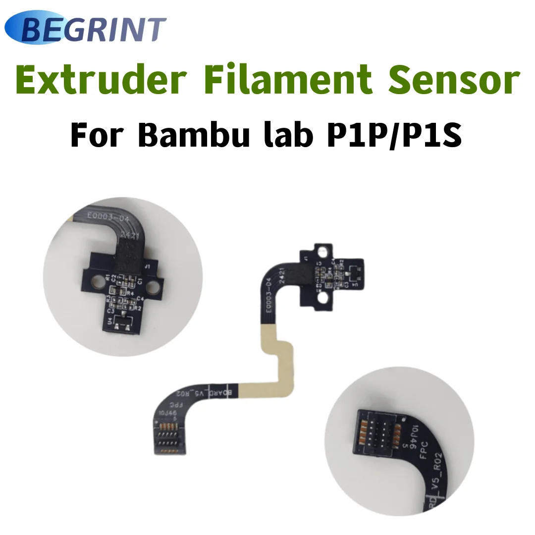 For Bambu Lab P1S P1P 3D Printer Extruder Filament Sensor Hall Switch ...