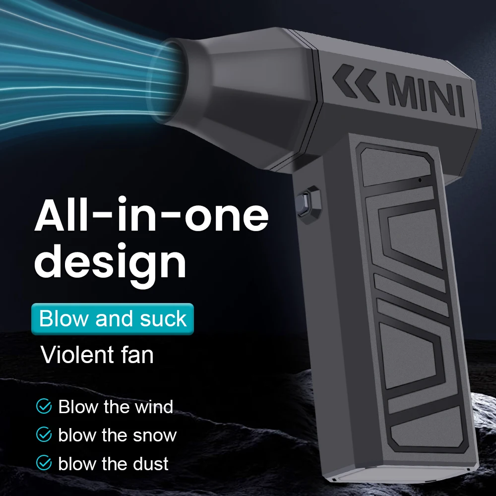 Sakerplus Blower Seese Cordless Leaf Blower Handheld Turbo Jet Blower ...