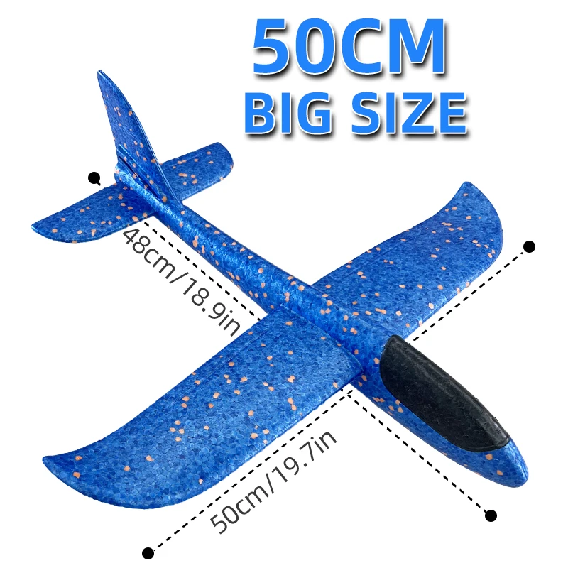 Big-Foam-Plane-Glider-para-crian-as-Hand-Throw-Airplane-Light-Inertial ...